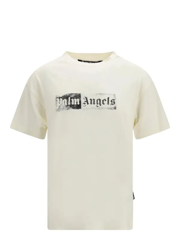 Palm Angels Short-sleeved T-shirt - Cream