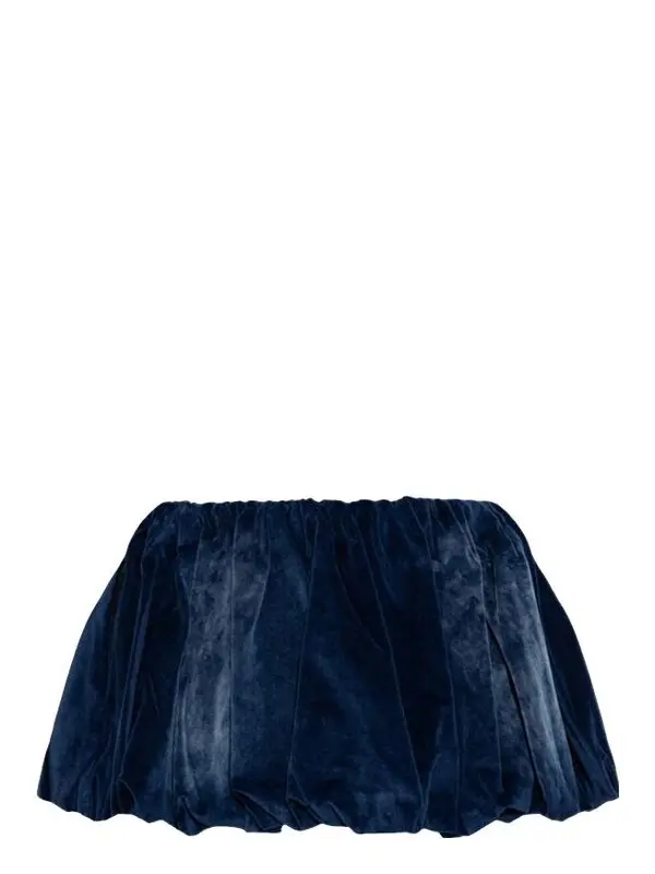 DIESEL® Elasticated Midi Skirt - Blue