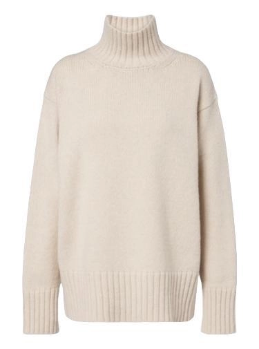 RÓHE Wool And Cashmere Turtleneck Sweater - Nude