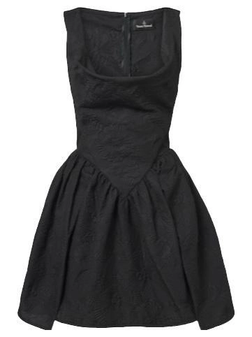 VIVIENNE WESTWOOD Sunday Floral Jacquard Minidress - Black
