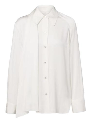 Vince Solid-color Long-sleeved Shirt - White