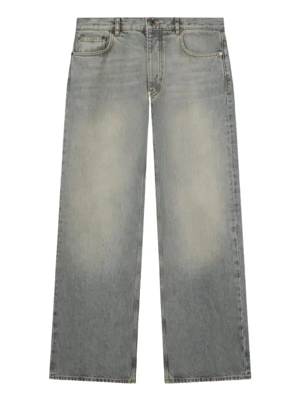 Off-White Half Arrow Slim Relaxed Jeans - Sun Faded Grey