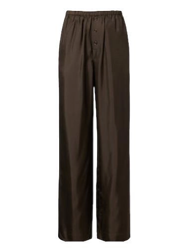 RÓHE Silk Wide-leg Pants - Black