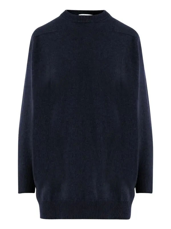 JIL SANDER Long-sleeved Sweater - Black