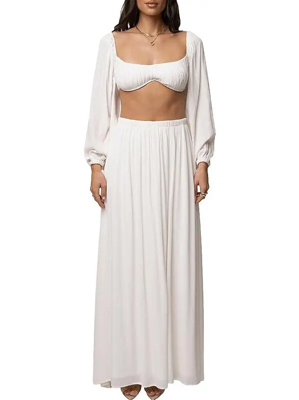 JLUXLABEL Warm Nights Skirt Set - Ivory