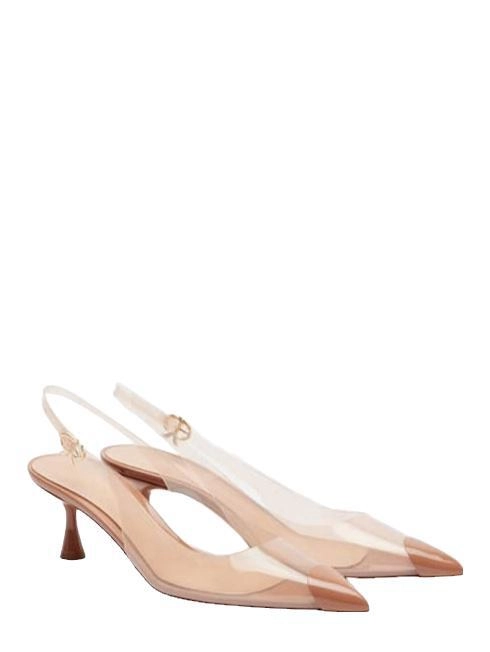 GIANVITO ROSSI Slingback Pumps - Nude