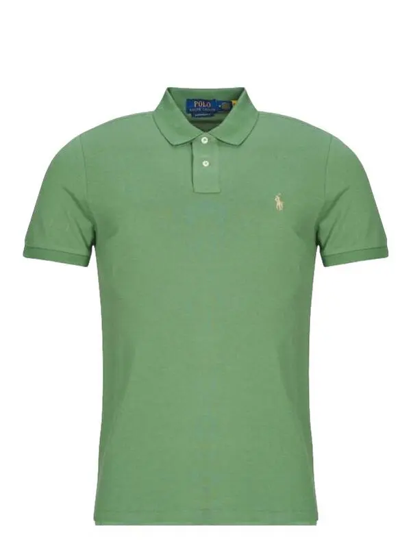 Polo Ralph Lauren Logo-embroidered Straight Hem Polo Shirt - Green