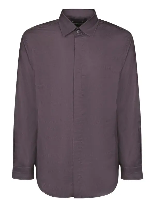 Emporio Armani Long-sleeved Shirt - Black