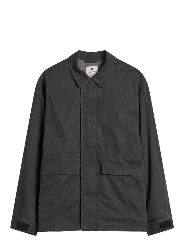 SNOW PEAK Pigment Washed Jacket - Charcoal