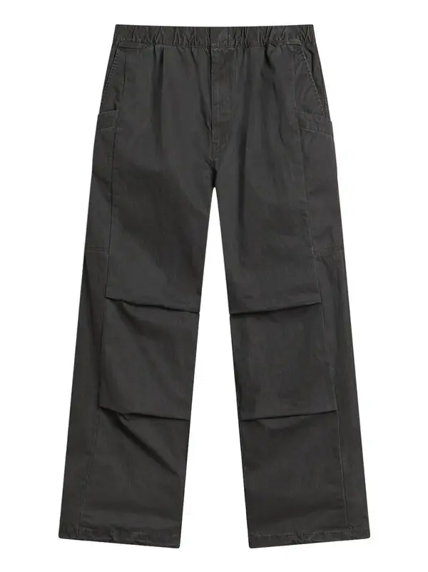 SNOW PEAK Pigment Washed Ripstop Trousers - Charcoal