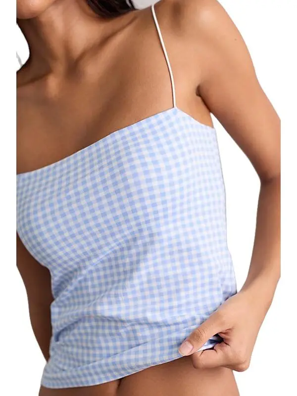 BUTTERCUP Chloe Organic Cotton Cami With Bow Detail - Bunny