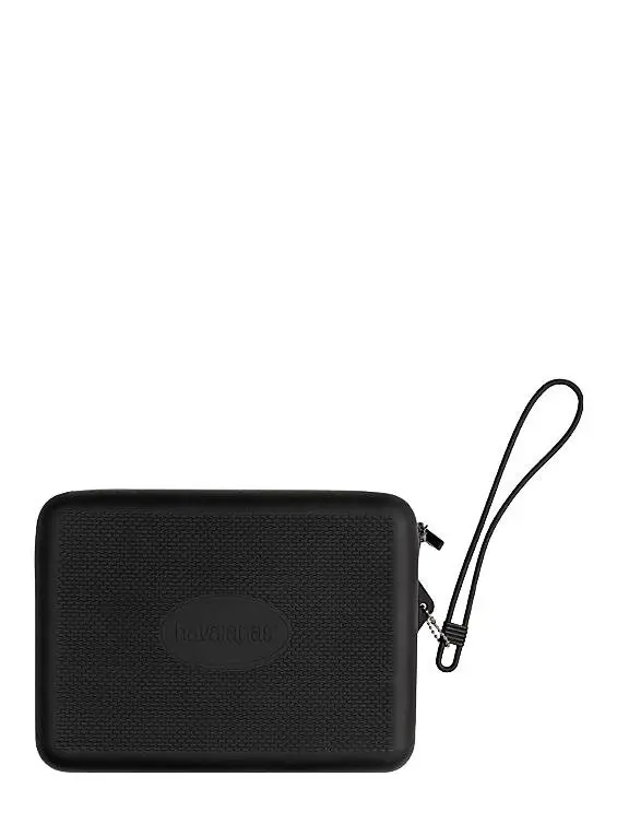 Havaianas Beach Necessaire Silicone Bag - Black