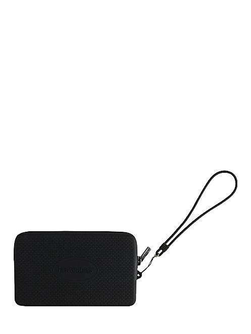Havaianas Mini Logo Silicone Bag - Black