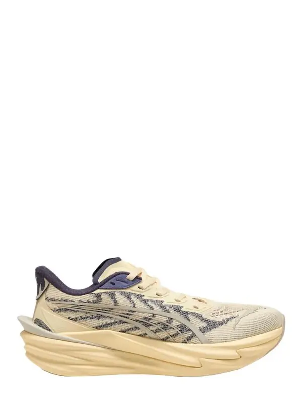 PUMA Deviate Nitro 4 Panel Sneakers - Cream-deep Ink