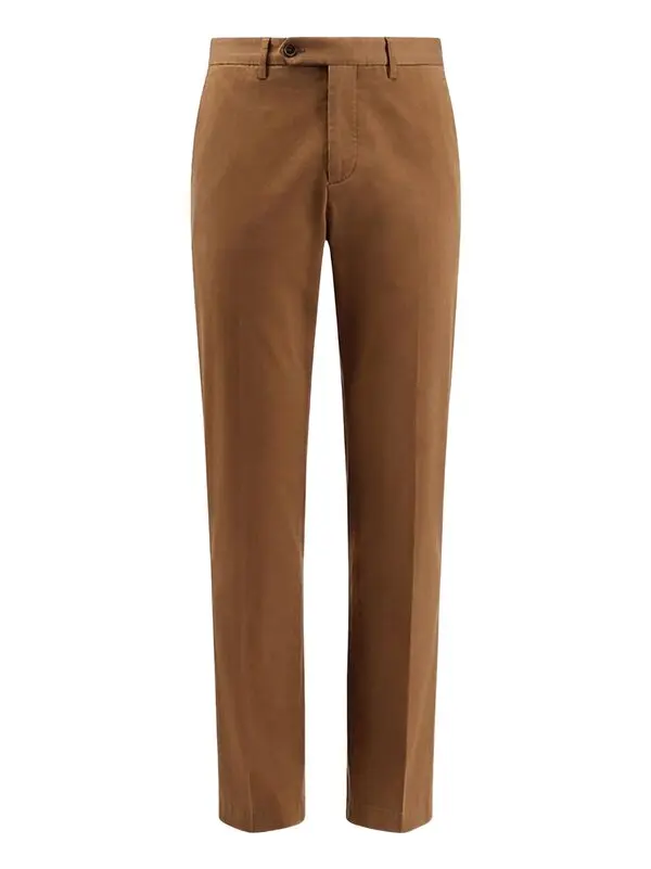 PT TORINO Master Belt Loops Charm Trousers - Brown