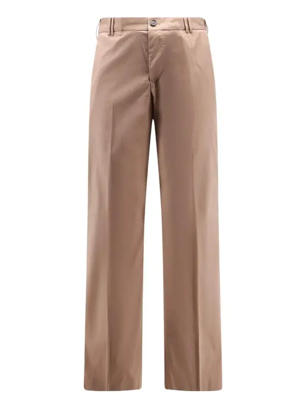 PT TORINO Button Charm Trousers - Brown