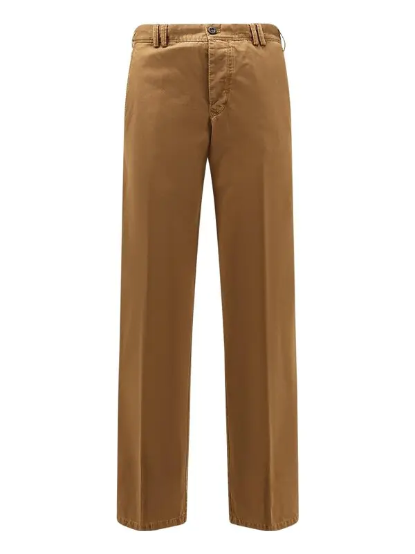 PT TORINO Michael Belt Loops Charm Trousers - Brown