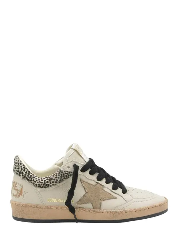 GOLDEN GOOSE Ball Star Leather Sneakers - Multicolor