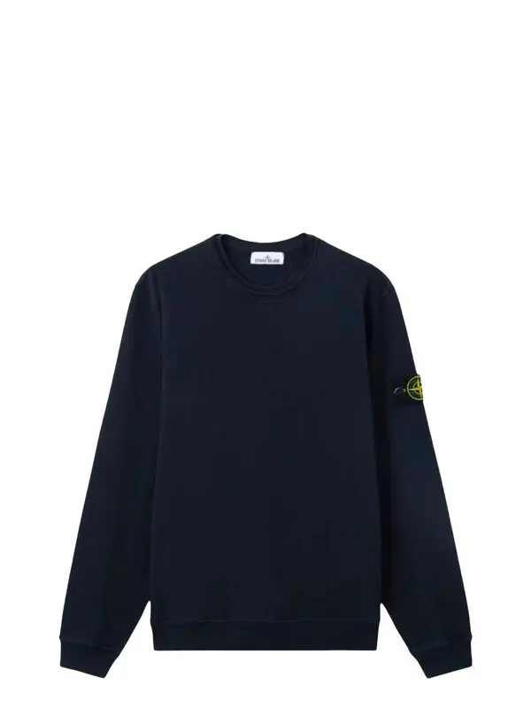 Stone Island Felpa A Girocollo - Blue