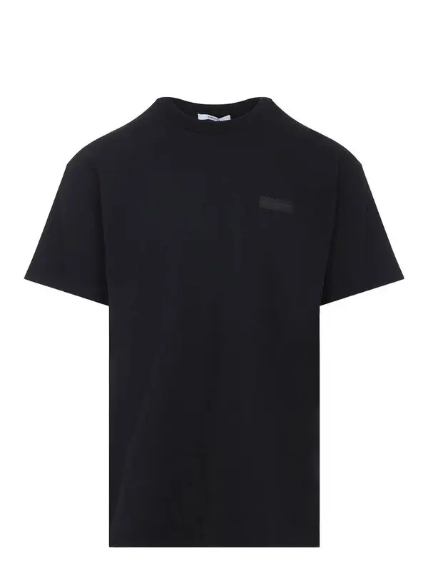 Givenchy Paris Gros Grain Cotton T-shirt - Black