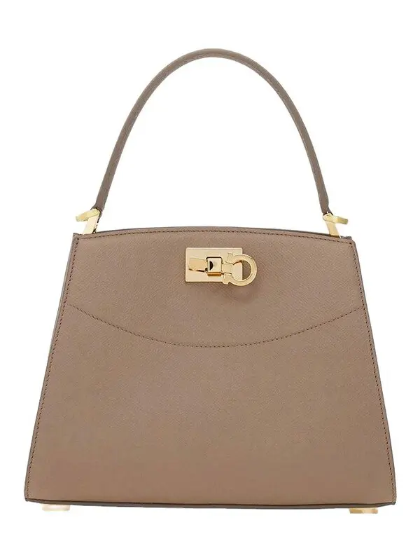 FERRAGAMO New Studio Extra Small Box Bag - Gray