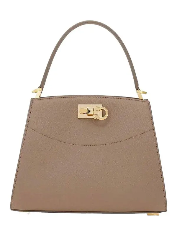 FERRAGAMO Studio Extra Small Box Bag - Gray
