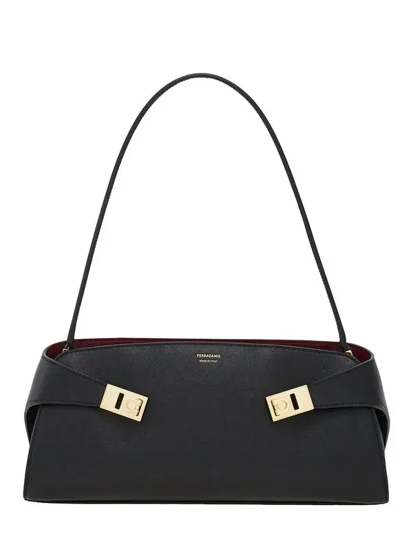 FERRAGAMO Hug East-west Shoulder Bag - Black