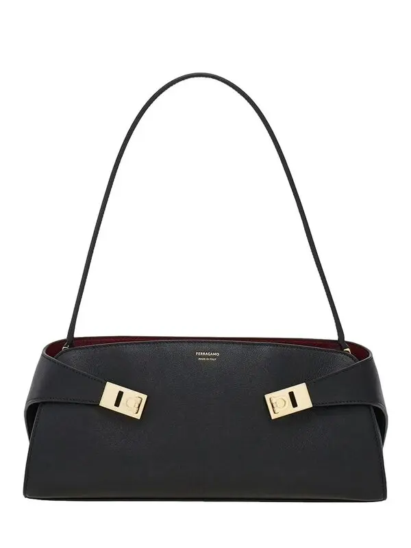 FERRAGAMO Hug East-west Shoulder Bag - Black