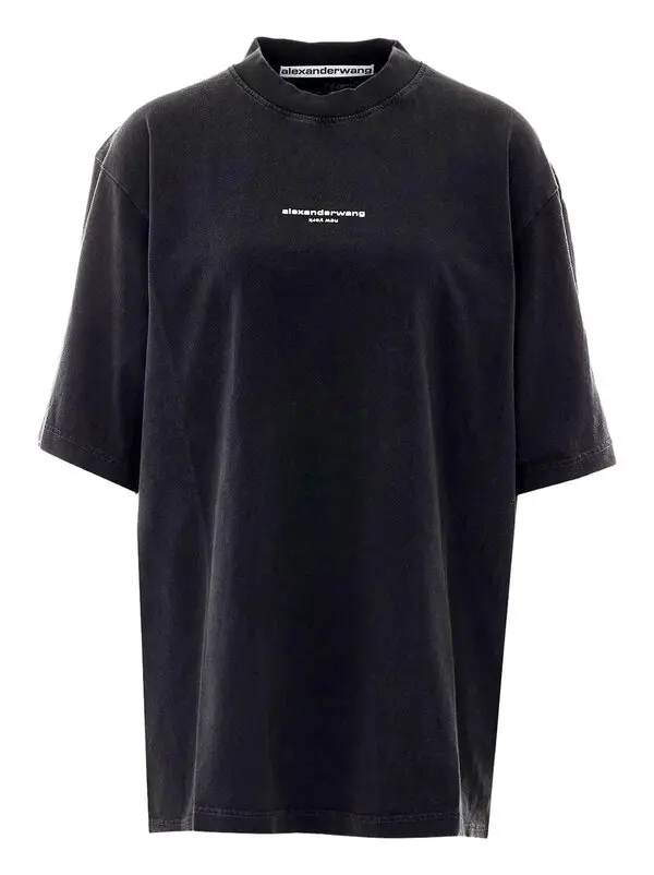 Alexander Wang Logo Print T-shirt - Black