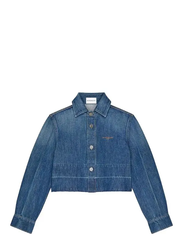 Givenchy Shirt In Medium Denim - Blue
