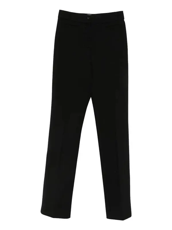 Valentino Garavani Straight-leg Wool Trousers - Black