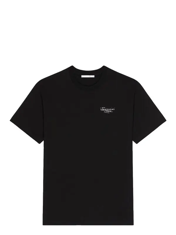 Givenchy Stamp Print Cotton T-shirt - Black