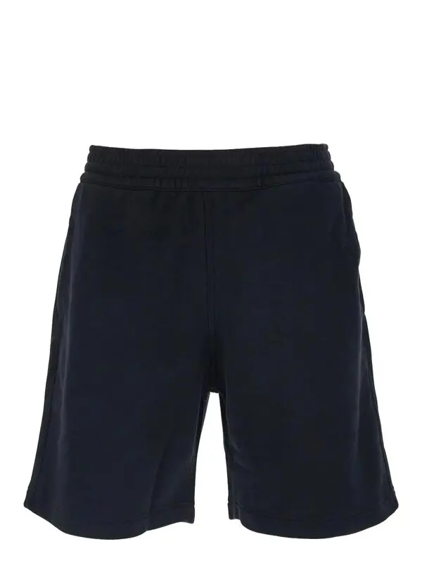 Givenchy Fleece Bermuda Shorts With Grosgrain Detail - Black