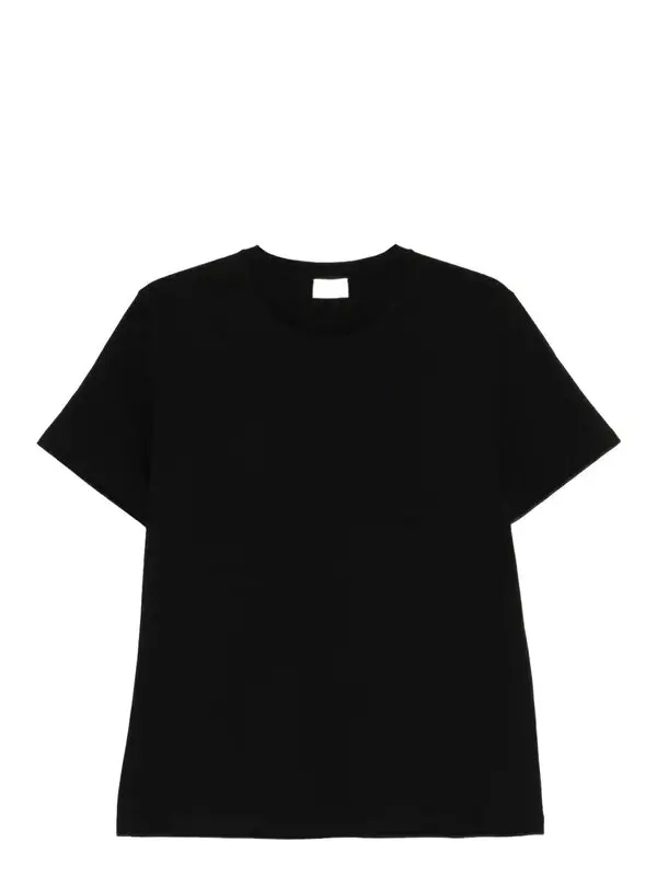 Saint Laurent Crewneck Cotton T-shirt - Black