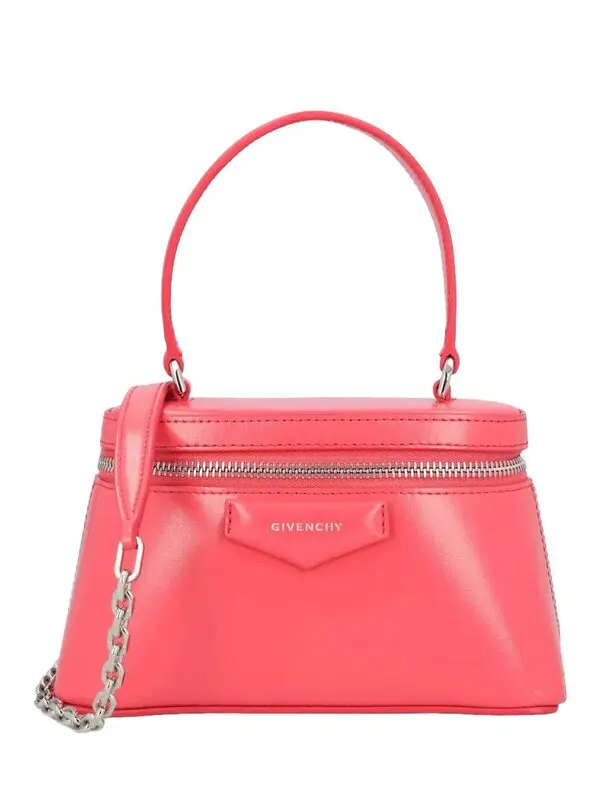 Givenchy Antigona Vanity Bag In Box Leather With Chain - Multicolor
