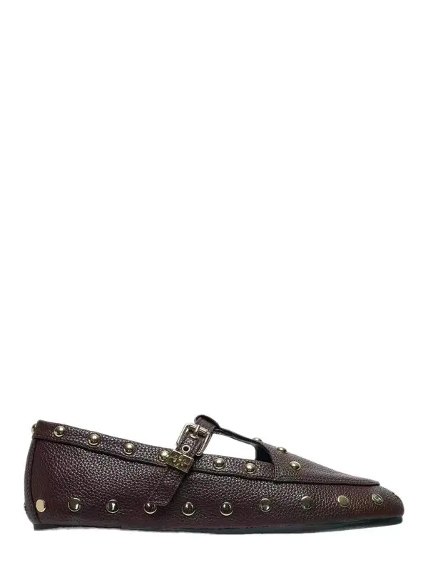 GANNI Mary Jenny Moccasins - Brown