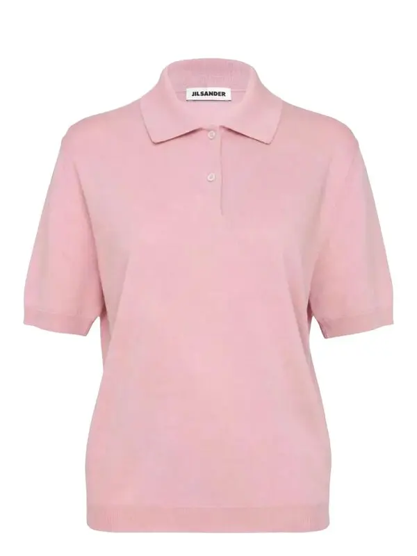 JIL SANDER Short-sleeve Polo Shirt - Pink