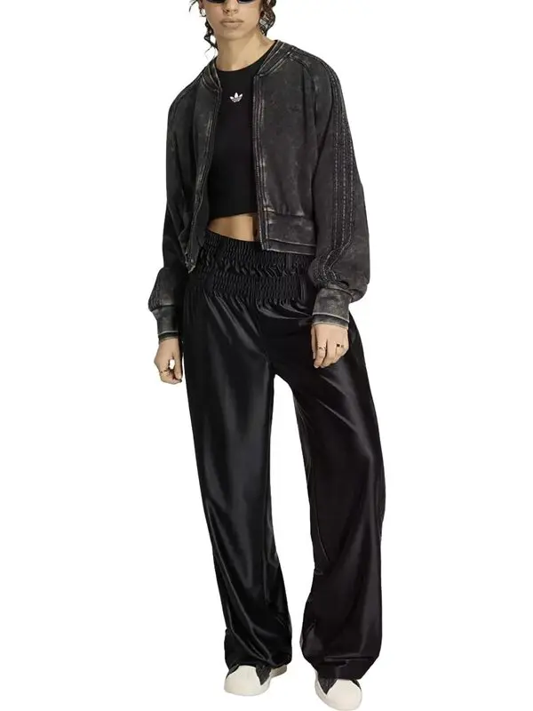 Adidas Sst Double-layered Cropped Jacket - Black