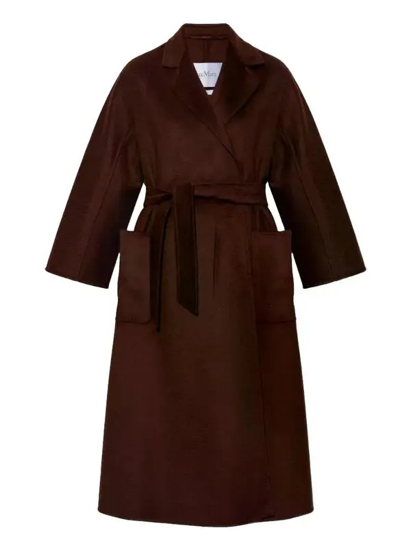 Max Mara Ludmilla Belted Cashmere Coat - Brown