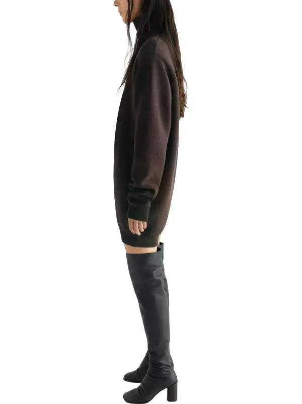 LEMAIRE Relaxed Fit Felted Merino Wool Jumpsuit - Brown