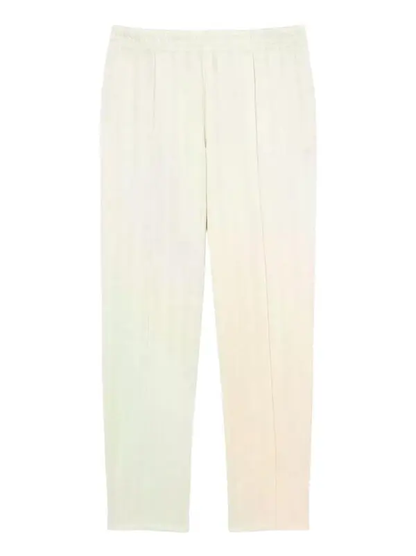 Lacoste Monogram-jacquard Pleated Track Pants - Neutrals