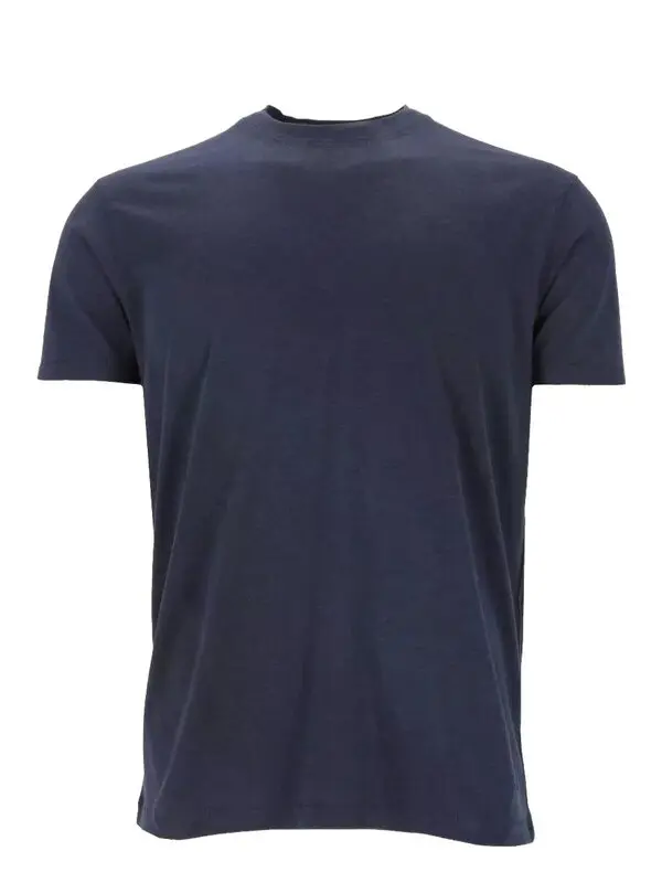 TOM FORD Logo-embroidered T-shirt - Blue