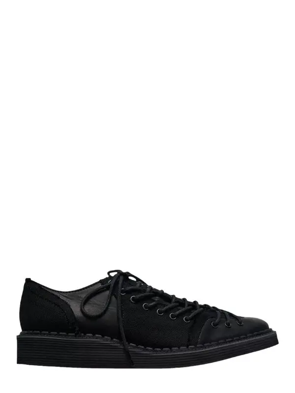 Yohji Yamamoto Side Lace-up Sneakers - Black