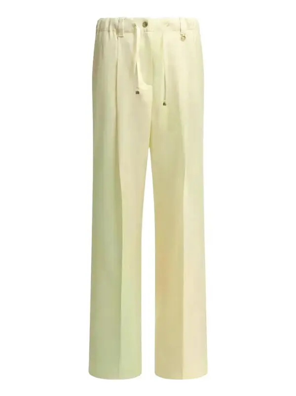 Moncler Pleated Drawstring Trousers - White