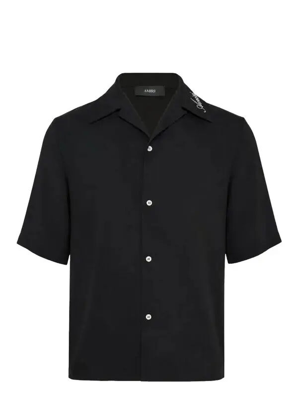 Amiri Camp Shirt - Black