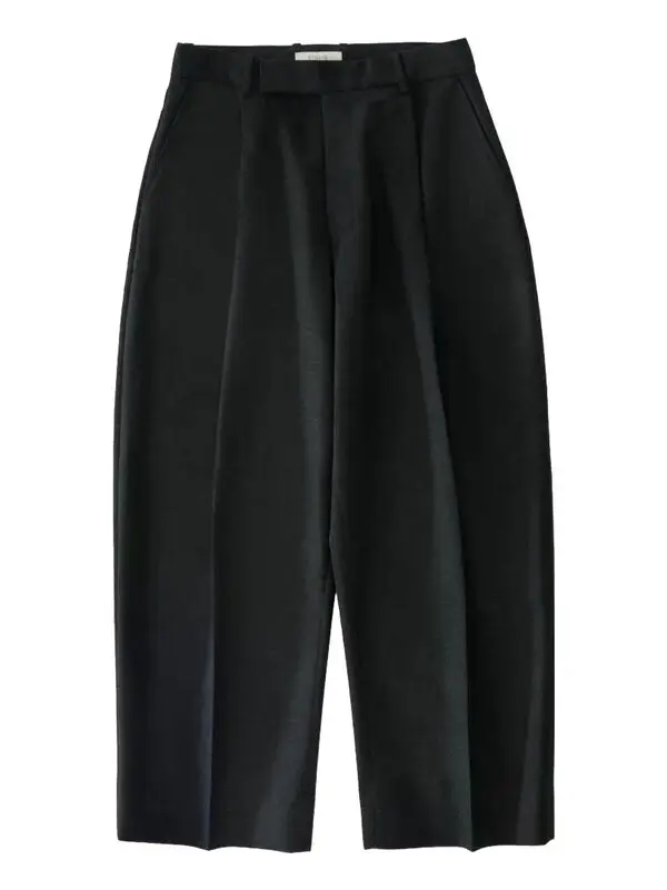 Studio Nicholson Pull Curved-leg Trousers - Black