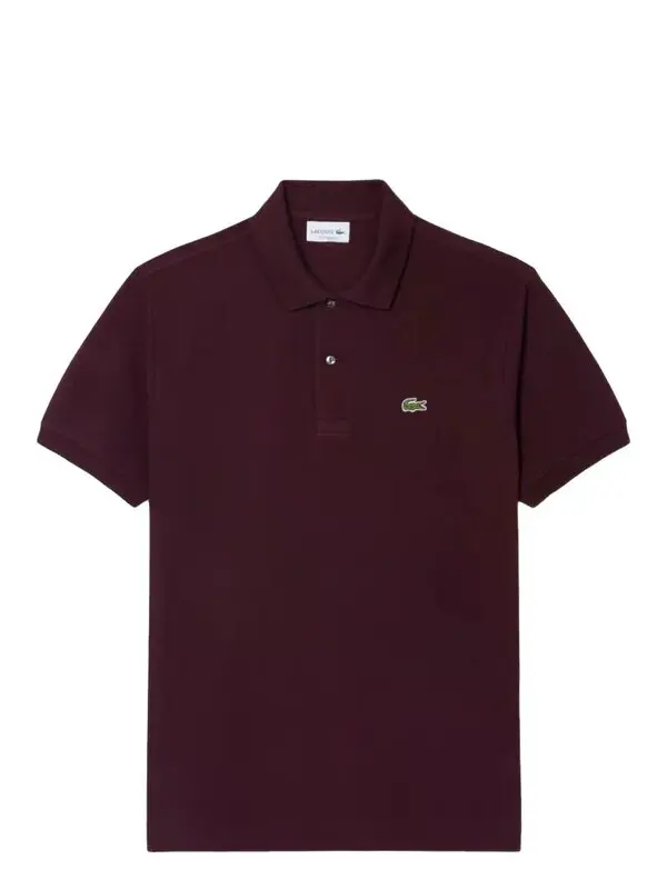 Lacoste Logo-patch Polo Shirt - Red