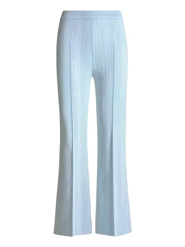 HIGH SPORT Seersucker Kick Trousers - Blue