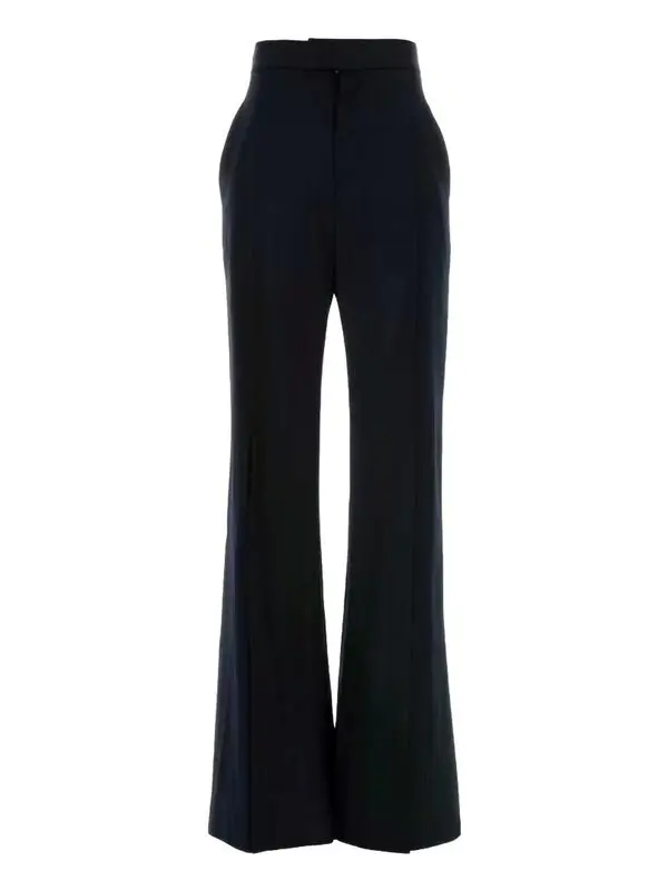 VIVIENNE WESTWOOD Wide-leg Virgin Wool Trousers - Blue