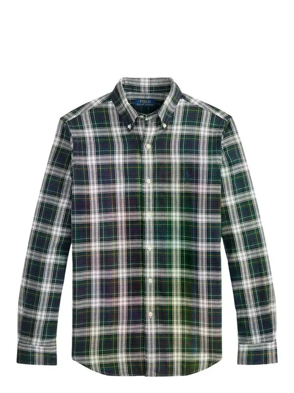 Polo Ralph Lauren Oxford Tartan Button-down Shirt - Blue